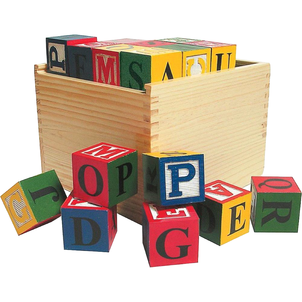 Large Wooden ABC Blocks | Lehman's